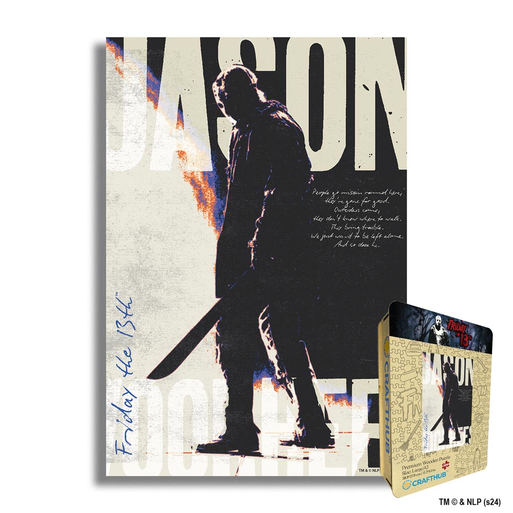 Jason Voorhees - Rompecabezas de Madera – Crafthub Spain